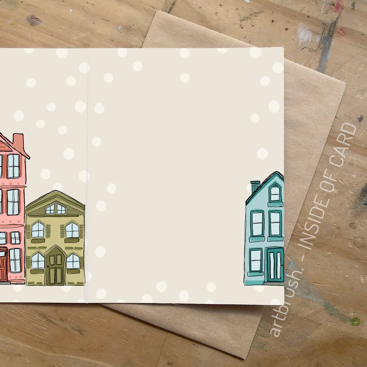 artbrush 'There's No Place Like Home' card