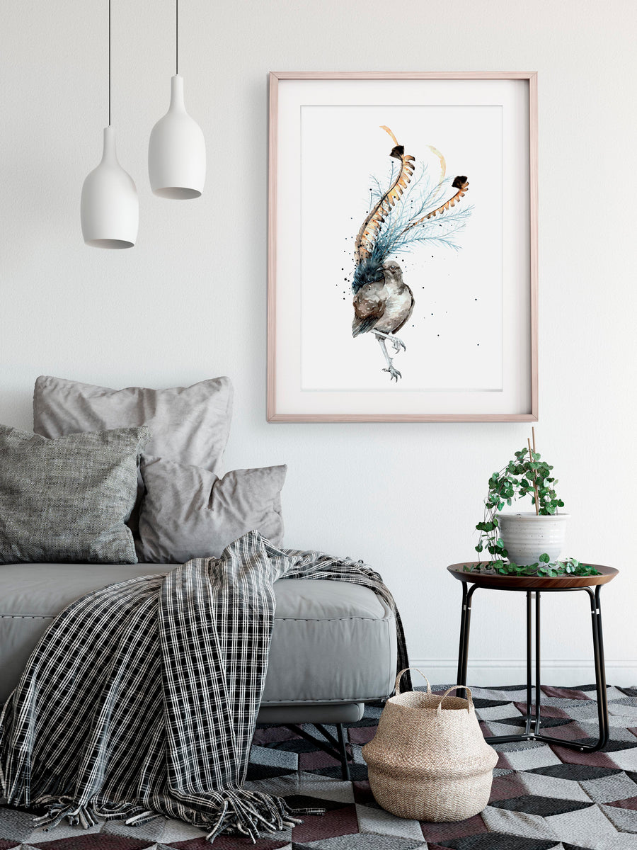 artbrush 'Lyre' print