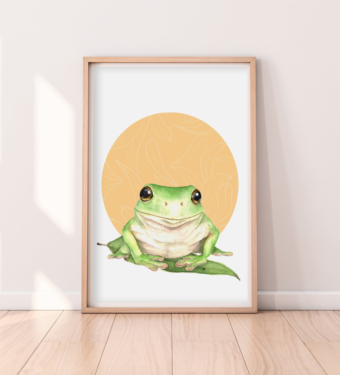 artbrush Oz Series 'GREEN TREE FROG' print